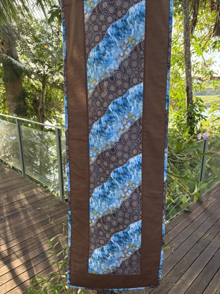 Blue Aboriginal print Table Runner - Patch & Co